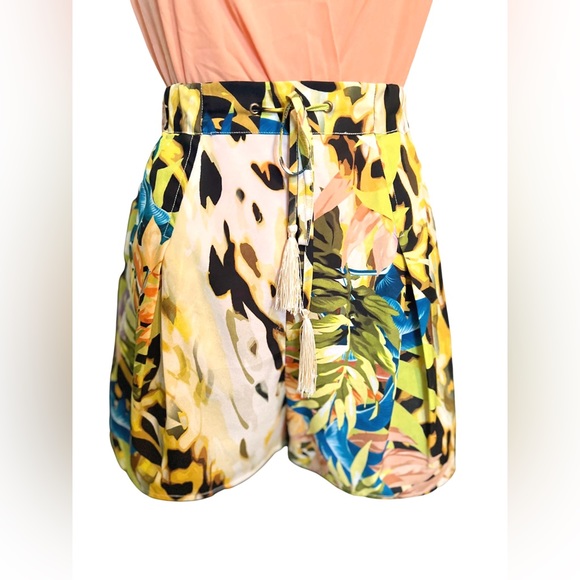 bebe | Shorts | Bebe Resort Shorts Island Shorts Tropical Print Shorts ...